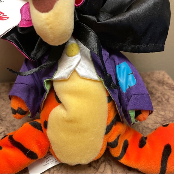 Disney | Toys | Tigger As Count Dracula Disney Vampire Costume Bean Bag ...